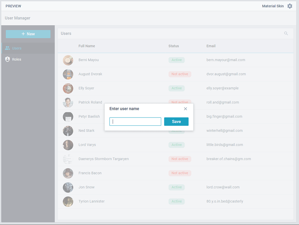 How to Add New Fields in "Add New User" Form In usermanager? - Webix JS ...